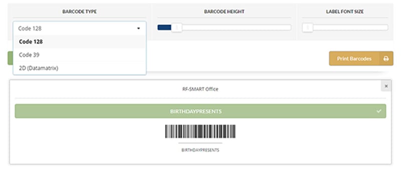 Free NetSuite Barcode Generator